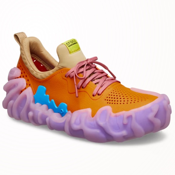 CROCS | Shoes | Crocs Kids Orange And Purple Sneakers | Poshmark